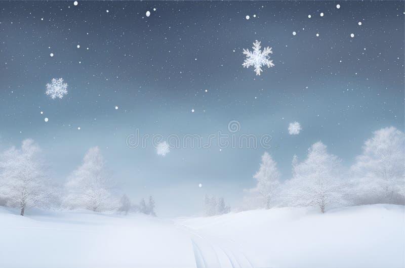 The Winter Mountains Landscape, Winter Landscape with Snow and Trees ...