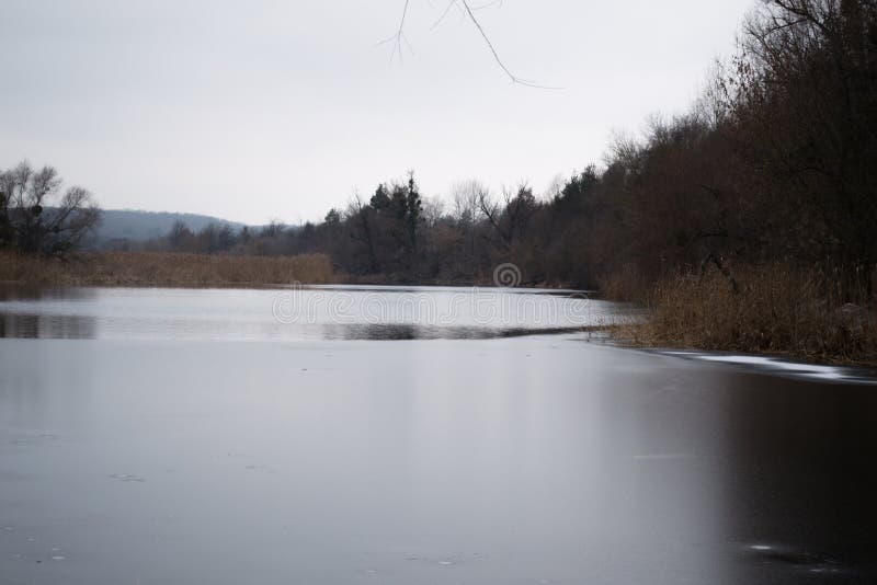The Ros River in Winter in the Kyiv Region. Stock Photo - Image of ... The Ros River in Winter in the Kyiv Region. Stock Photo - Image of ...