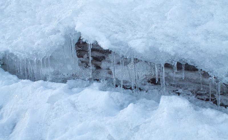Background from Ice and Icicles Stock Image - Image of cascade, polar ...
