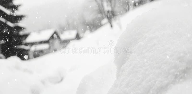 Winter Nature Scene Featuring a Beautiful Snow Pattern Stock Photo ...
