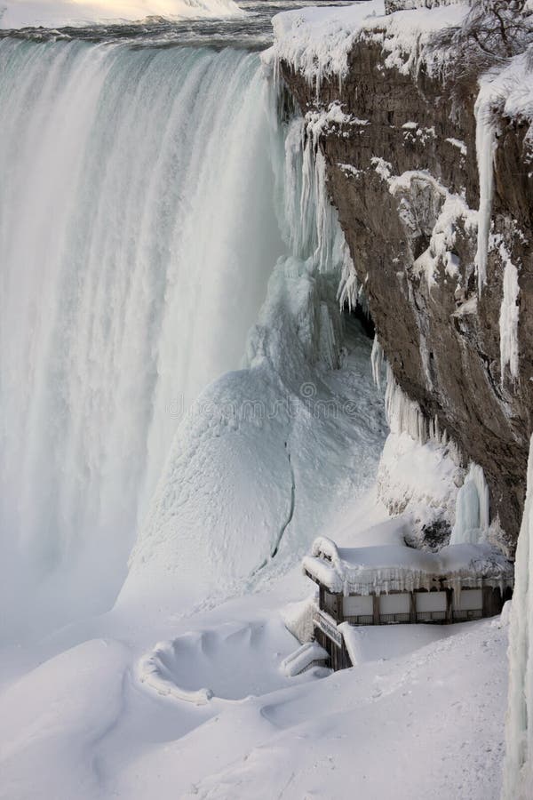 Winter Niagara Falls stock image. Image of landmark, water - 53078609