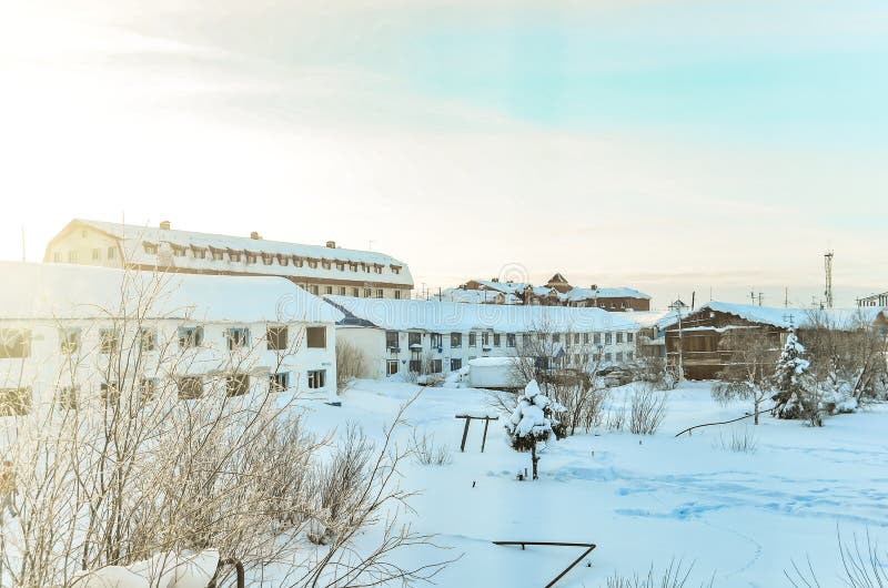 Winter in the Northern Hinterland Editorial Photo - Image of building ...