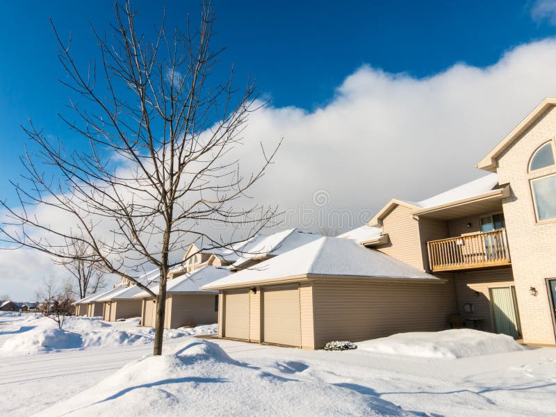 Winter outdoors stock photo. Image of house, america - 39237356