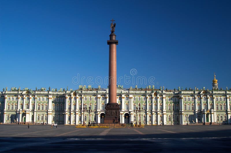 Winter palace stock image. Image of baroque, facade, ankh - 3813801