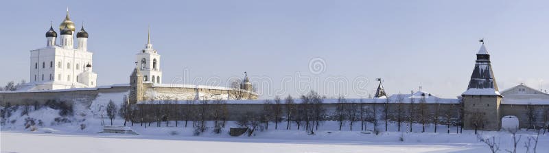 The Pskov Kremlin. stock image. Image of church, kremlin - 1949915