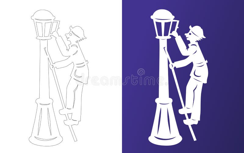 Lamplighter Stock Illustrations – 19 Lamplighter Stock Illustrations ...