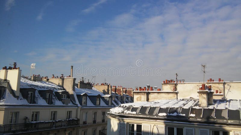 Winter in Paris stock photo. Image of cold, paris, capital - 110701296