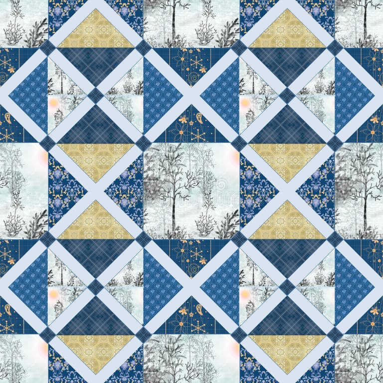 Seamless Patchwork Pattern Texture Background Stock Illustrations – 75,307 Seamless Patchwork ...