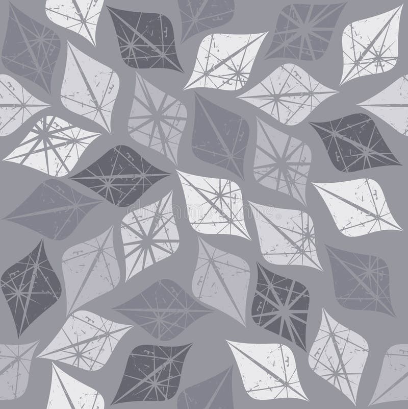 Winter Pattern with Ice Elements Stock Vector - Illustration of ...