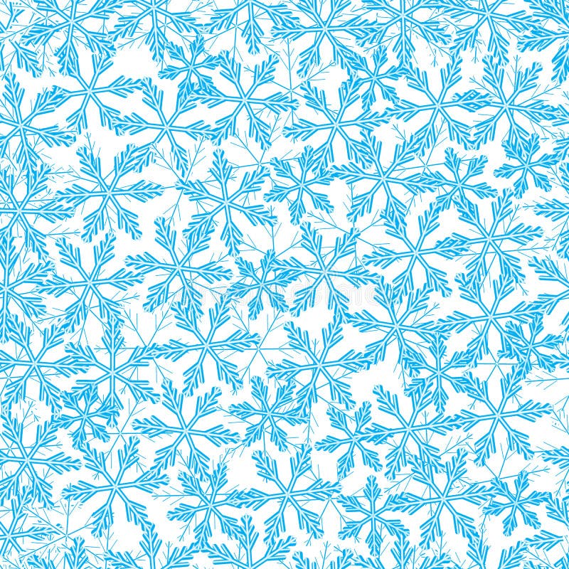 Variety of Snowflakes Clip Art Stock Illustration - Illustration of ...