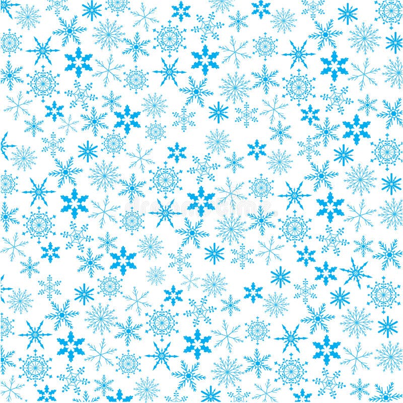 Variety of Snowflakes Clip Art Stock Illustration - Illustration of ...