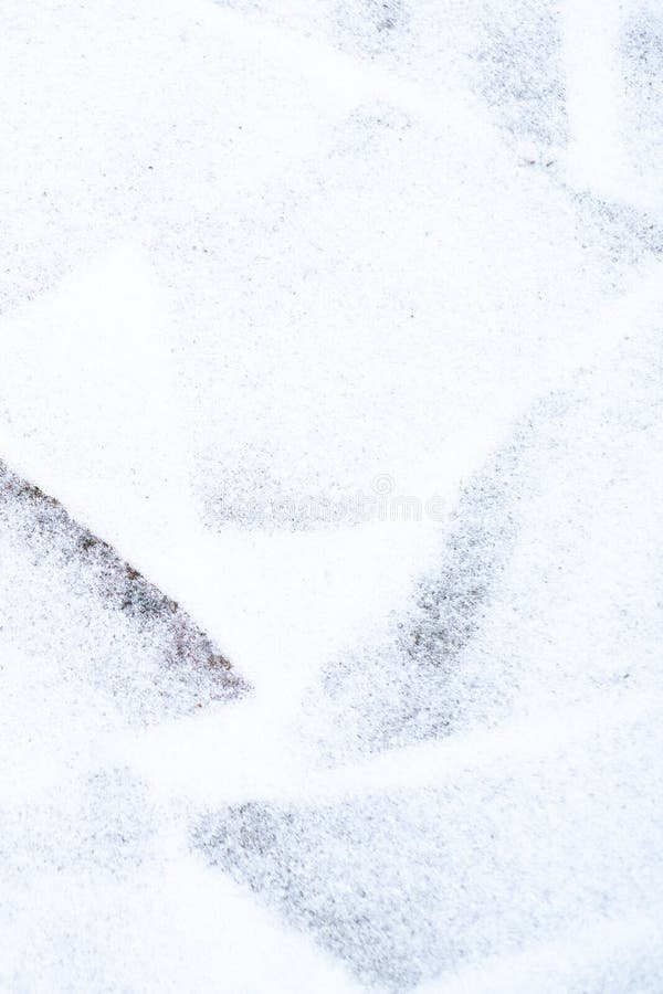 Winter Pavement Background. Snow Covered Wild Stone Paving Tiles Stock ...