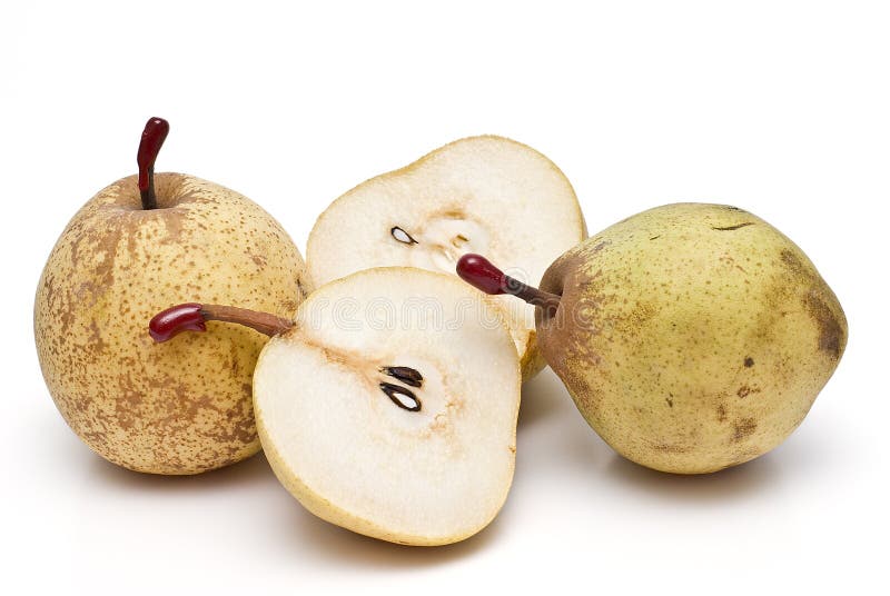 Winter pears isolated. stock photo. Image of dessert - 14164774