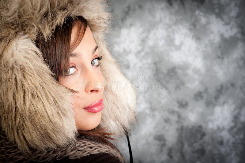 Winter portrait stock photo. Image of winter, character - 27440802