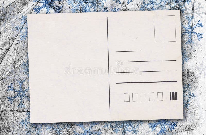 Winter postcard stock illustration. Illustration of paper - 34018451