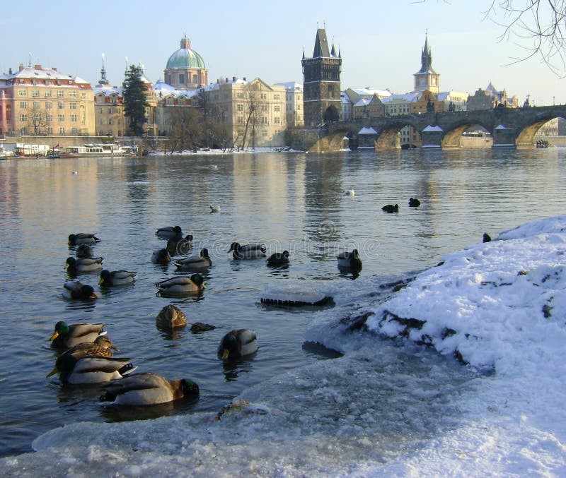 Winter stock image. Image of prague, charles, travel - 35486803