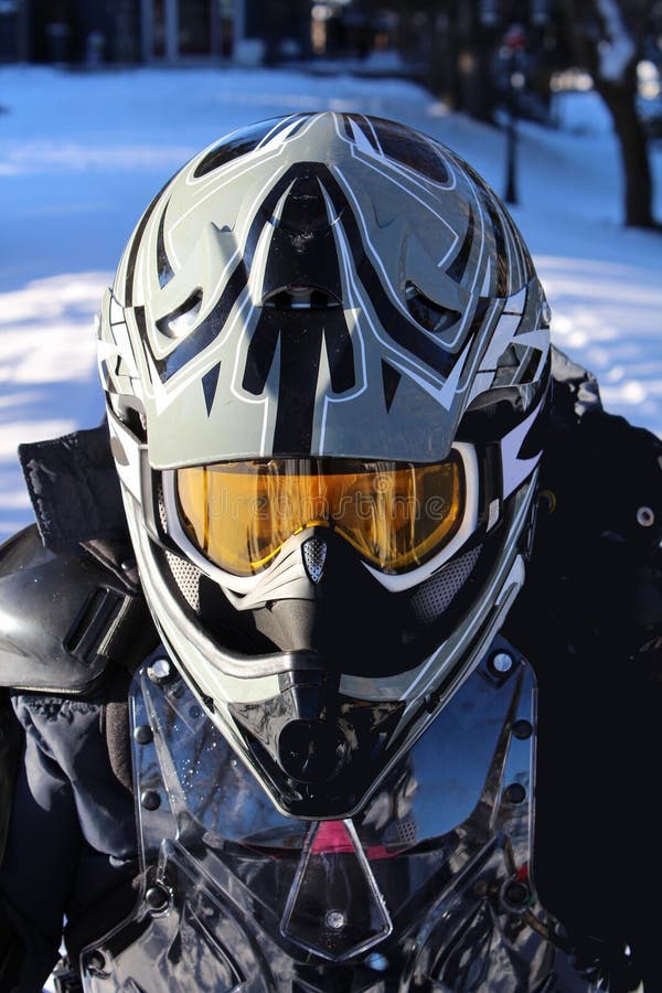 Winter Quading in Full Gear Stock Image - Image of excitement, canada ...
