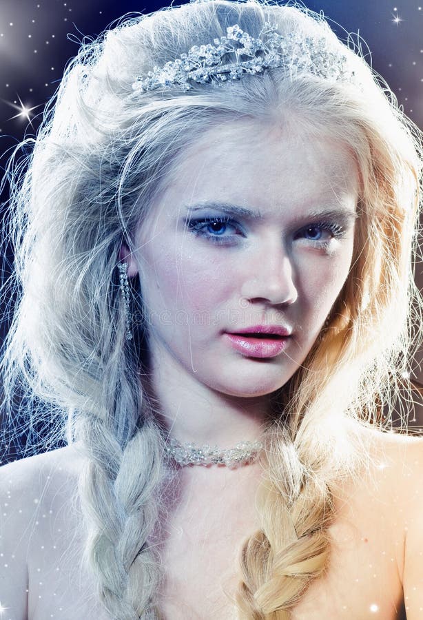Winter princess stock photo. Image of creative, face - 22135068