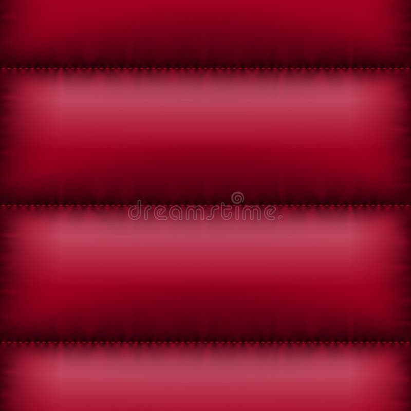 Winter Quilted Down Jacket Red Background. Warm Windbreaker Vector ...