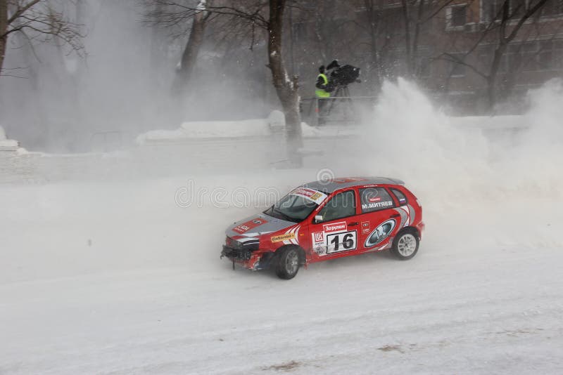 Winter race editorial image. Image of sport, cars, motor - 19744790