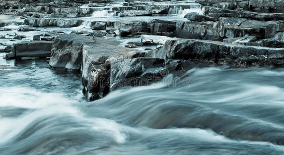 Winter rapids stock photo. Image of landscape, enviroment - 3468048