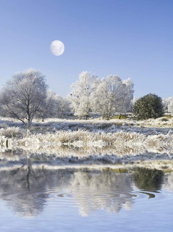 Winter reflection stock photo. Image of england, countryside - 12765372