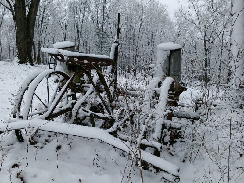 Snow in a corn field stock photo. Image of corn, field - 51978184