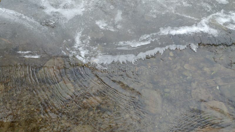 Winter Ripples stock photo. Image of frozen, water, winter - 85648150