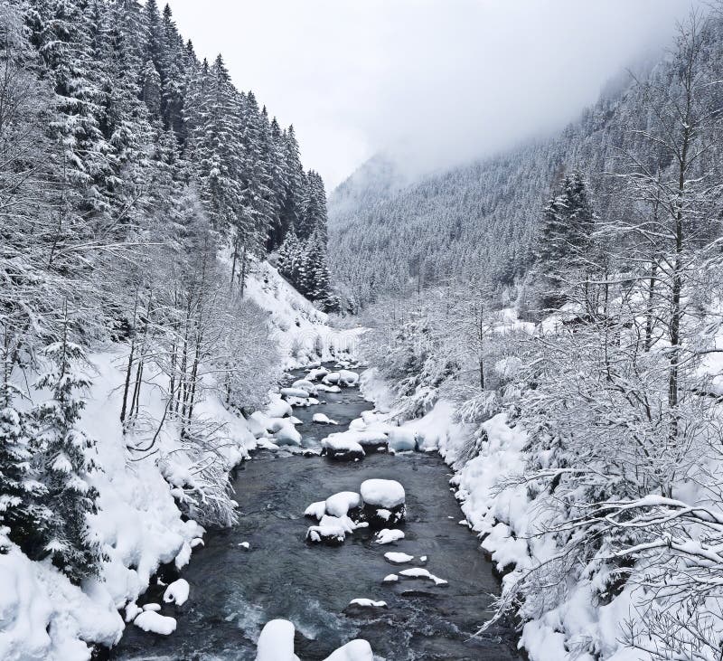 Winter river stock photo. Image of frost, beauty, landscape - 23057392