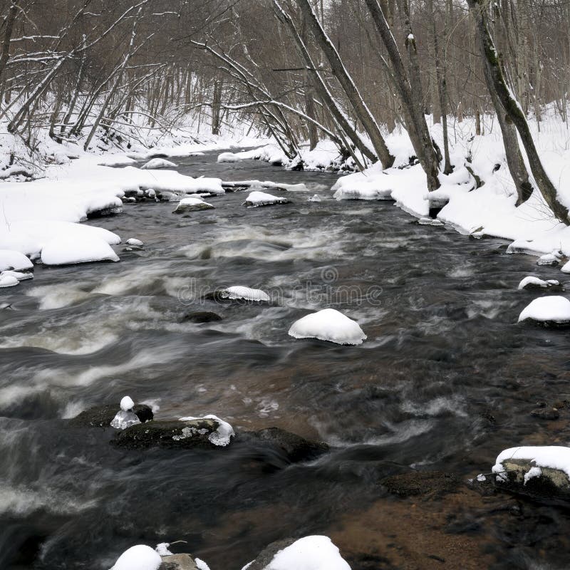 Winter river stock photo. Image of boulder, season, frosty - 29422892