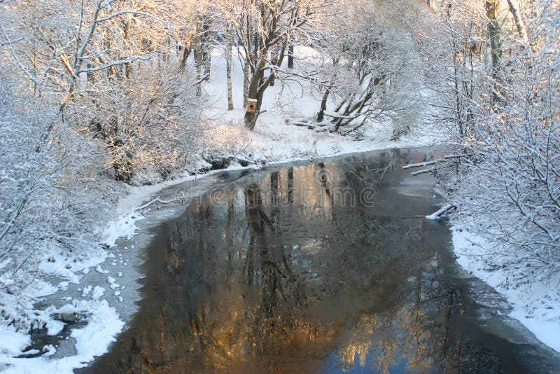 Winter River Picture. Image: 3231133