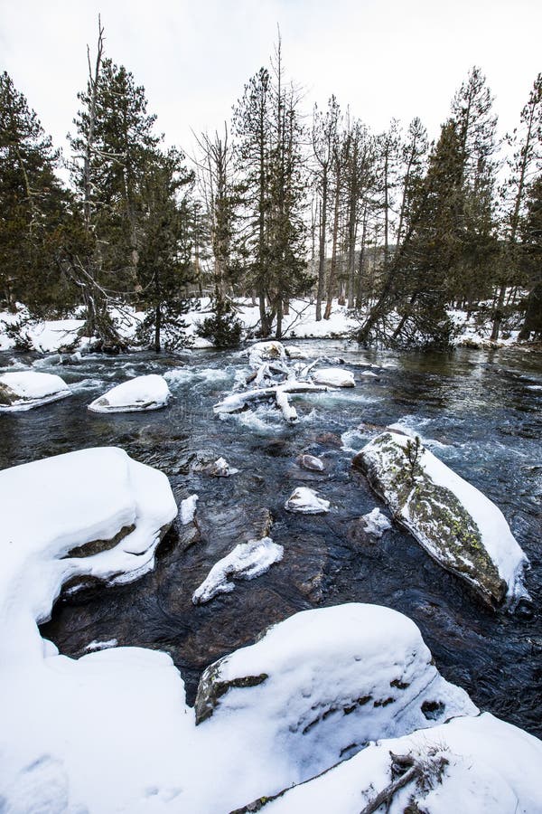 Winter River in Capcir, Cerdagne, Pyrenees, France Stock Image - Image of white, paint: 255343261
