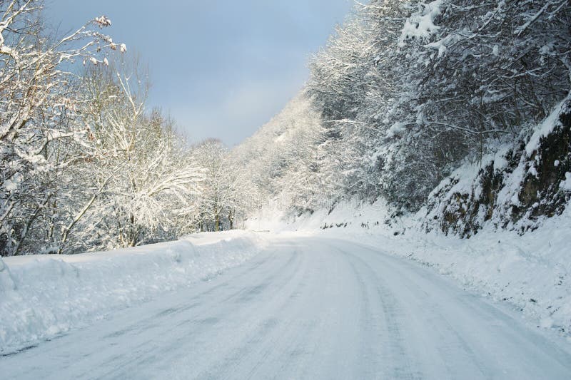 Winter scene stock image. Image of landscape, holiday - 4703347