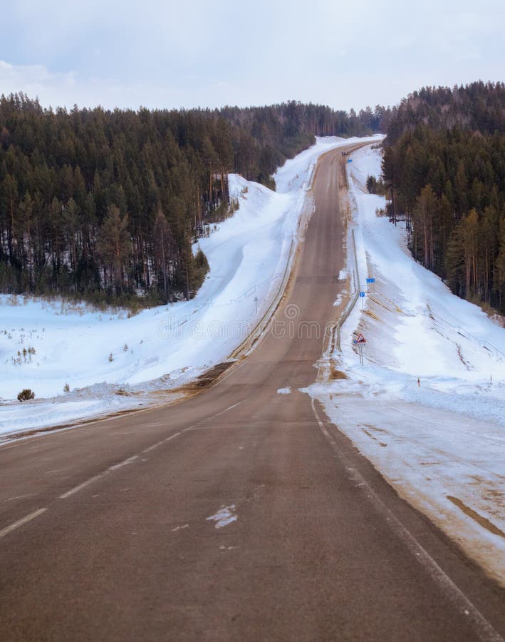 Winter road stock image. Image of landscape, place, navigation - 30527775