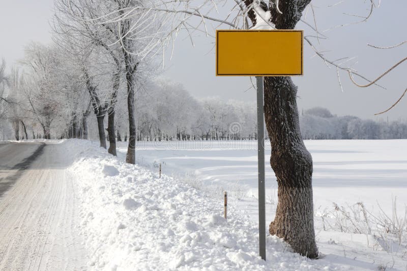 Winter road stock image. Image of december, beautiful - 33409049