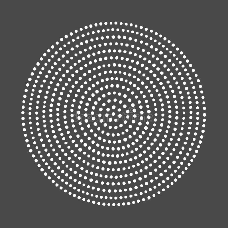 Winter Sky Round Gradient Blue Watercolor Background Stock Illustration ...