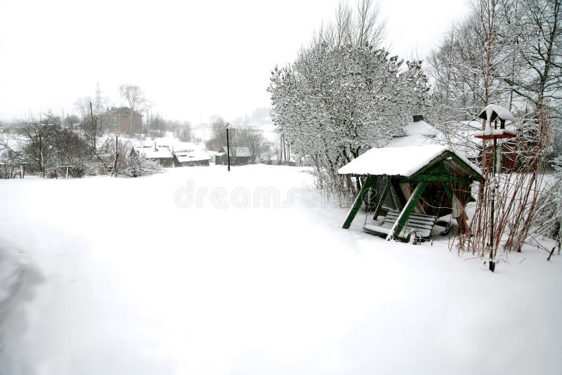 Winter in rural area stock image. Image of frozen, freeze - 11810347