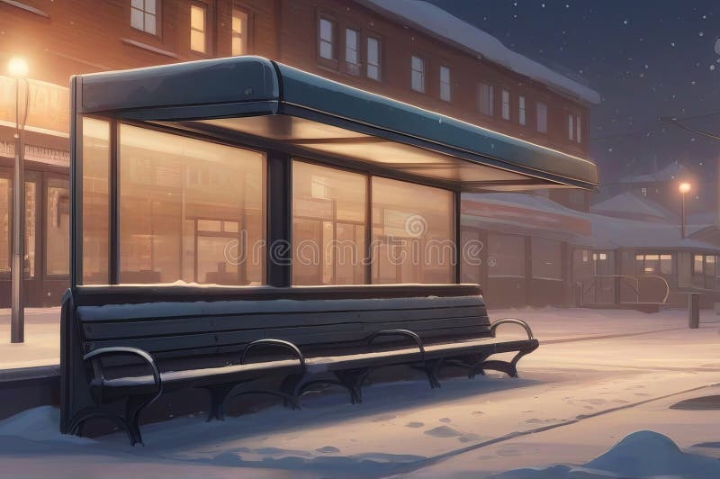 Winter Scene Bus Stock Illustrations – 133 Winter Scene Bus Stock ...
