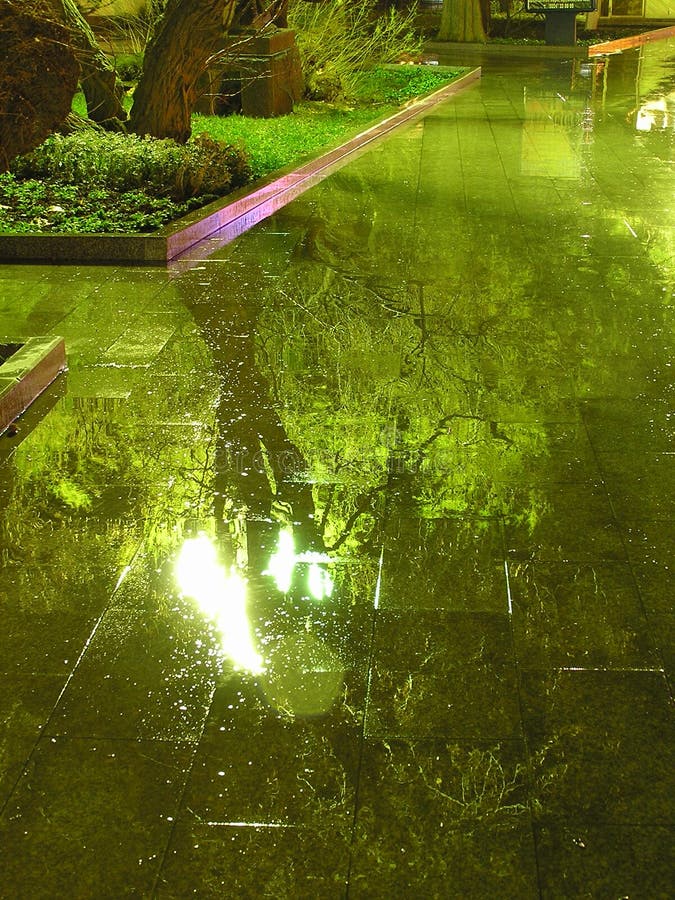 Winter s night in shadow stock photo. Image of reflection - 524406