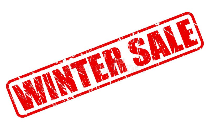 Winter sale red stamp text stock vector. Illustration of summer - 47027938