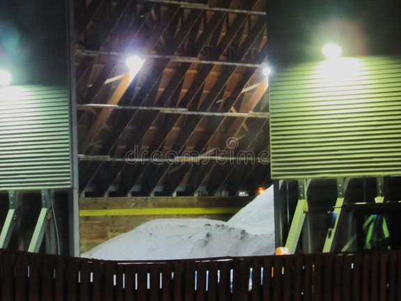 Salt barn stock image. Image of ceiling, reflection - 264302181