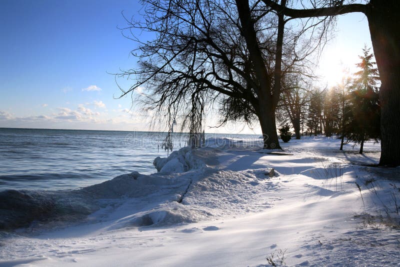 Winter scene stock photo. Image of relax, life, reflection - 1967578