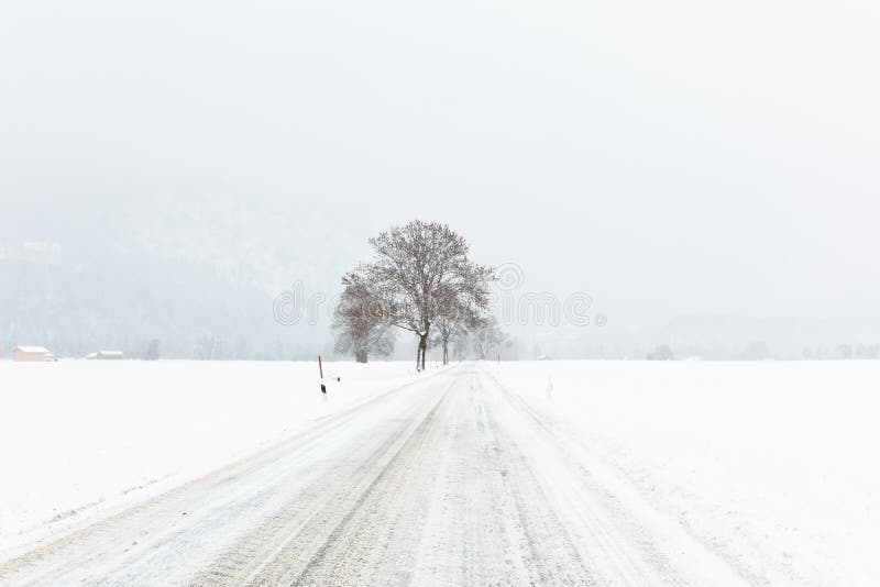 Winter scene in Alps stock photo. Image of crisp, mist - 21020800