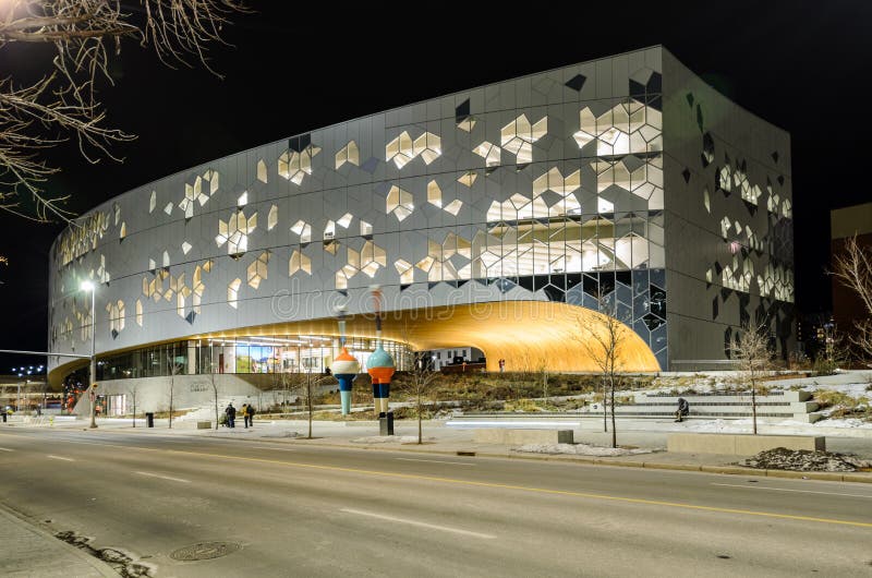 Calgary`s Central Public Library Branch Editorial Photo - Image of ...