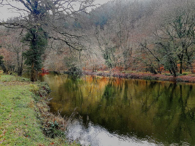 River Tavy, Tamar Valleys , Devon Stock Image - Image of wailking ...