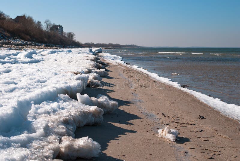 Winter sea beach stock photo. Image of seascape, winter - 32370620