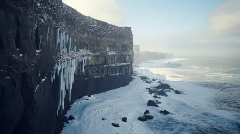 Winter Sea Cliffs: a Photorealistic Cinematic Rendering in Cinema4d ...