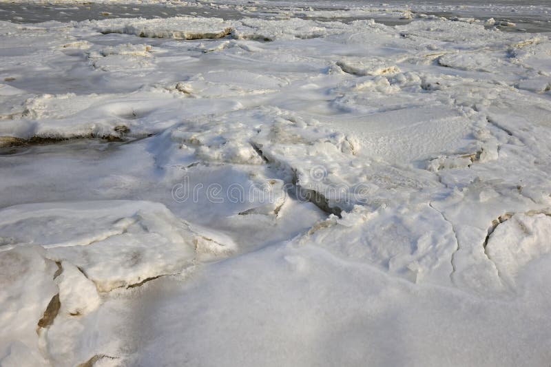 The winter sea ice stock illustration. Illustration of view - 341972805