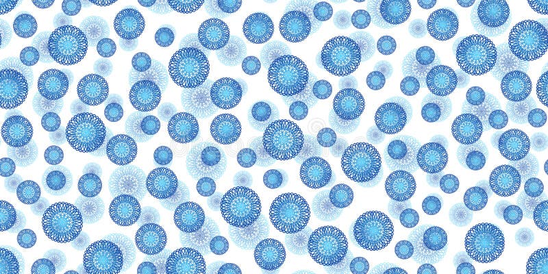 Winter Seamless Pattern with Colorful Gradient Snowflakes on White ...