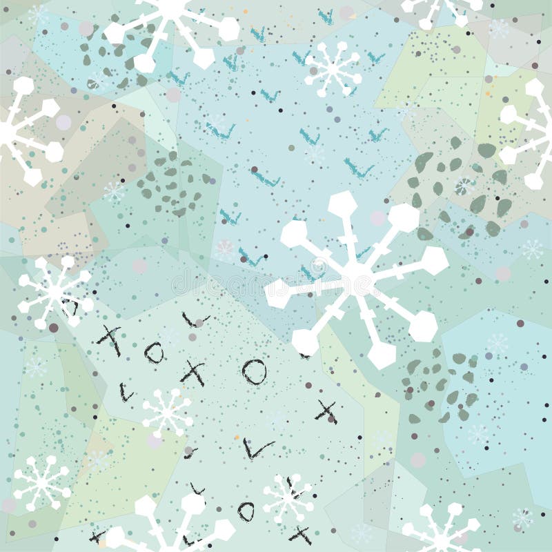 Winter Seamless Pattern. Vector Stock Illustration - Illustration of ...